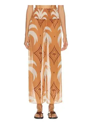 Johanna Ortiz Eternity Pant - Light Peach & Ecru