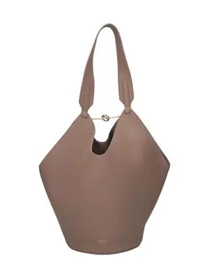 Khaite Lotus Small Tote Bag - Brown