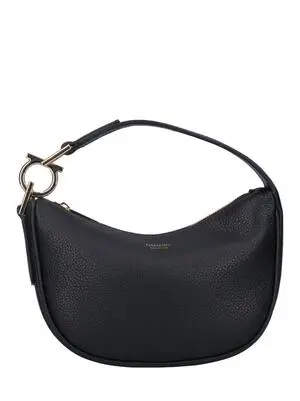 FERRAGAMO Mini Hobo Bag - Black