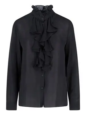 NILI LOTAN Lily Shirt - Black