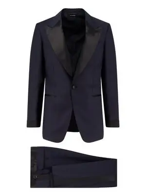TOM FORD Shelton Wool Tuxedo - Blue