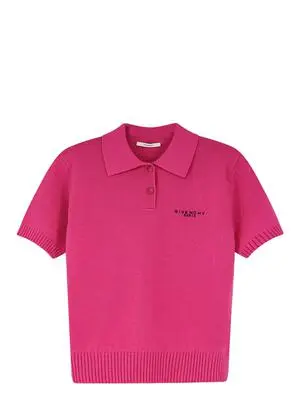 Givenchy Wool And Cashmere Polo Shirt - Pink