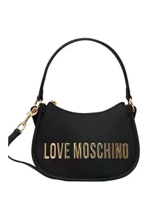 Moschino Logo-plaque Cross-body Bag - Black