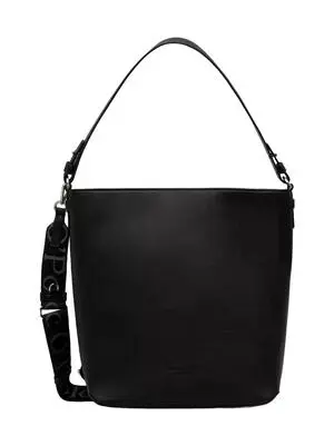 Marc O'polo Logo-strap Shoulder Bag - Black