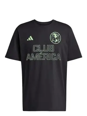 Adidas Club América Wordmark Graphic Tee - Black / Soccr-ca1-3zg
