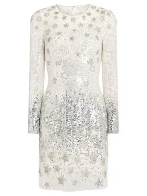 Jenny Packham Alexis Star Mini Dress - Ivory