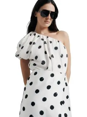 ROMY Yasmin One-shoulder Top - Spot