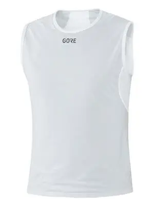 GOREWEAR Windstopper Base Layer Sleeveless Shirt - Light Grey/white