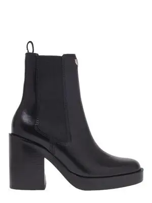 MAJE Heeled Leather Chelsea Boots
