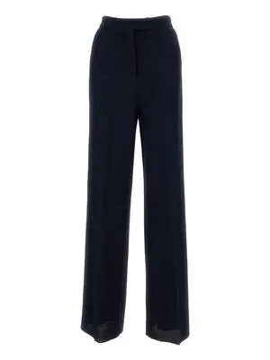 MAX MARA Wool Jersey Wide Leg Trousers
