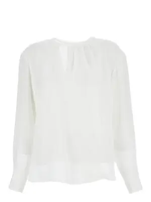 Max Mara Crew Neck Blouse - White