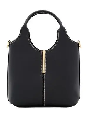 TOD'S Mini Leather Bag - Black