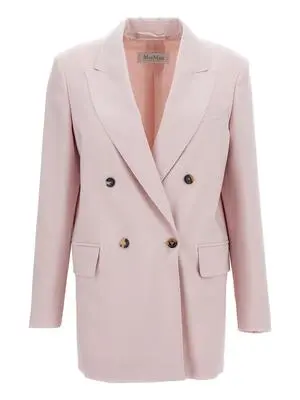 Max Mara Double-breasted Jacket Ombrosa - Rose