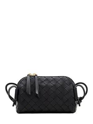 Bottega Veneta Nappa Intrecciato Concert Clutch - Black