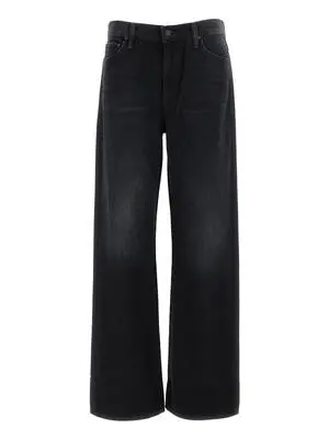 MOTHER The Dodger Sneak Jeans - Black