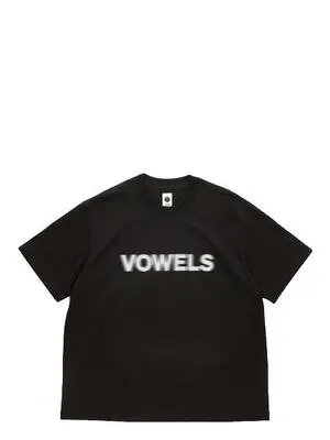 VOWELS Blur Tee - Black