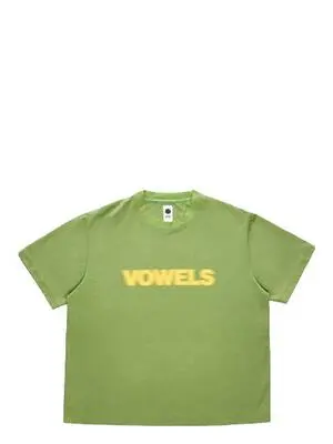 VOWELS Blur Tee - Kelly Green