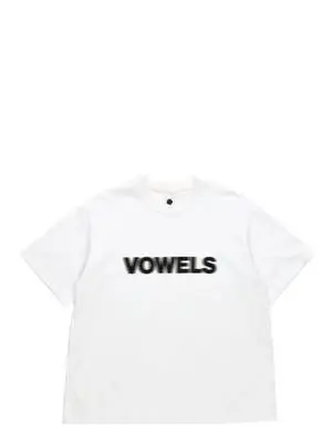 VOWELS Blur Tee - White