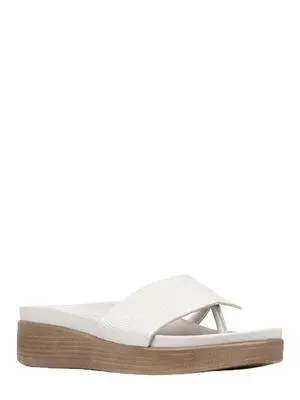 DONALD PLINER Fifi Platform Slide Sandal - Porcelain