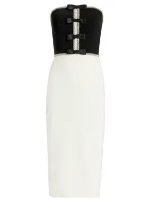 Jenny Packham Odette Strapless Dress - Liquorice - Vanilla
