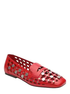 Ash Bali Studded Cutout Loafer - Aura