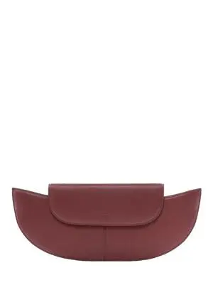 BEHNO Nadia Leather Clutch Brick