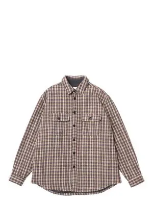 VOWELS Double Pocket Shirt Jacket - Mini Check