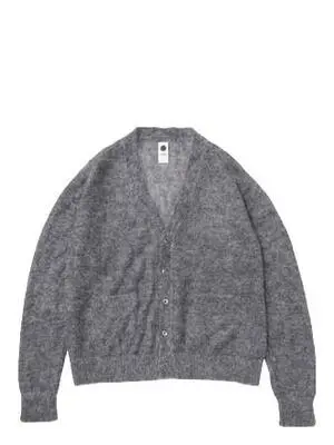 VOWELS Knit Cardigan - Grey