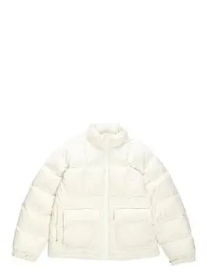 VOWELS Down Filled Puffer Jacket - White