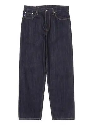 VOWELS Baggy Selvedge Denim Jeans - Indigo