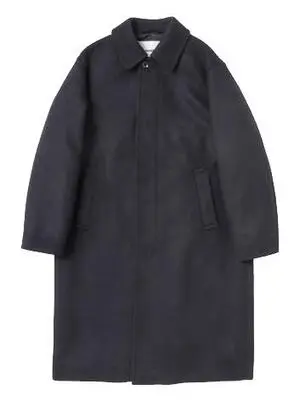 VOWELS Overcoat - Black