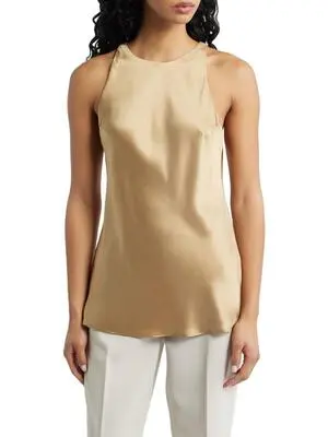REFORMATION Saskia Silk Tank Top - Riesling