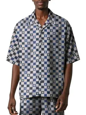 D.RT Icons Oversize Camp Shirt