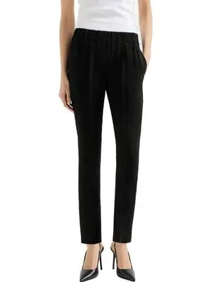 Brunello Cucinelli Tailored Jogger Trousers - Black