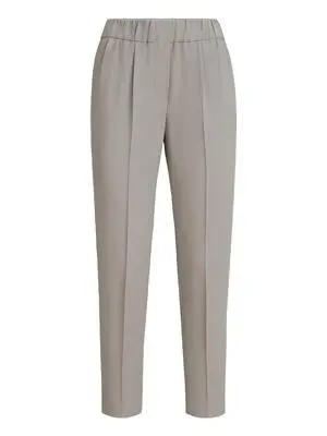 Brunello Cucinelli Tailored Jogger Trousers - Light Grey