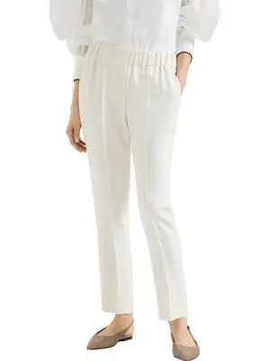 Brunello Cucinelli Tailored Jogger Trousers - Off-white
