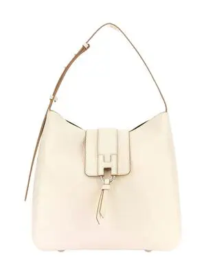 Hogan H-buckle Shoulder Bag - Neutrals