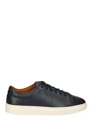 BOSS Leather Sneakers - Blue