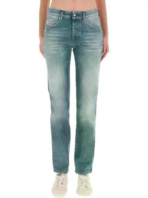 DIESEL Washed Denim Jeans - Blue