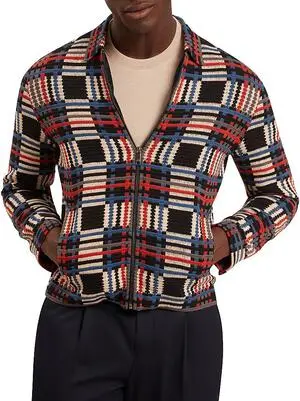 TED BAKER LONDON Patchwork Crochet Jacket