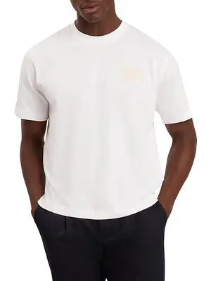 Ted Baker London Lucka Relaxed Fit Heavyweight Logo Tee - White