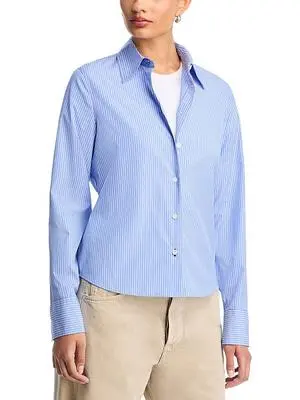Rag & Bone Dayton Stripe Shirt - Blue Stripe