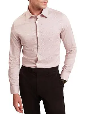 Ted Baker London Olweno Long Sleeve Slim Fit Shirt - Light Pink