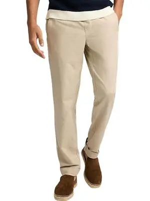ONIA Linen Cotton Stretch Cuff Pants