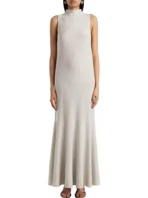 Khaite Margo Sleeveless Knit Dress - Cloud