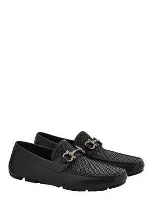 FERRAGAMO Parigi Bit Driving Shoe - Nero Nero Nero