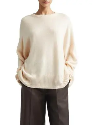 Loulou De Saison Anton Cashmere Crewneck Sweater - Light Pink