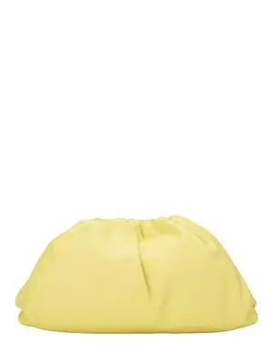 Bottega Veneta Calfskin The Oversized Pouch - Yellow