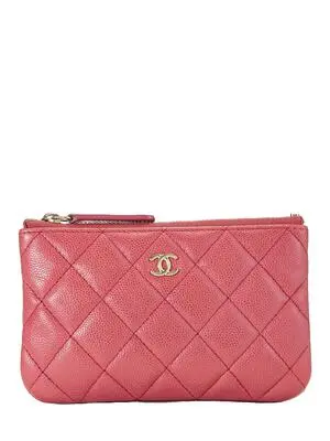 Chanel O Case Zip Pouch - Pink