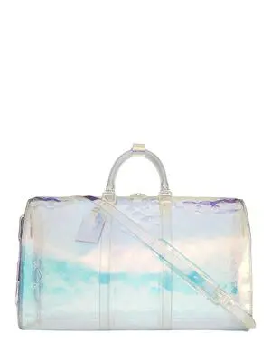 LOUIS VUITTON Monogram Prism Keepall Bandouliere 50 - Multi